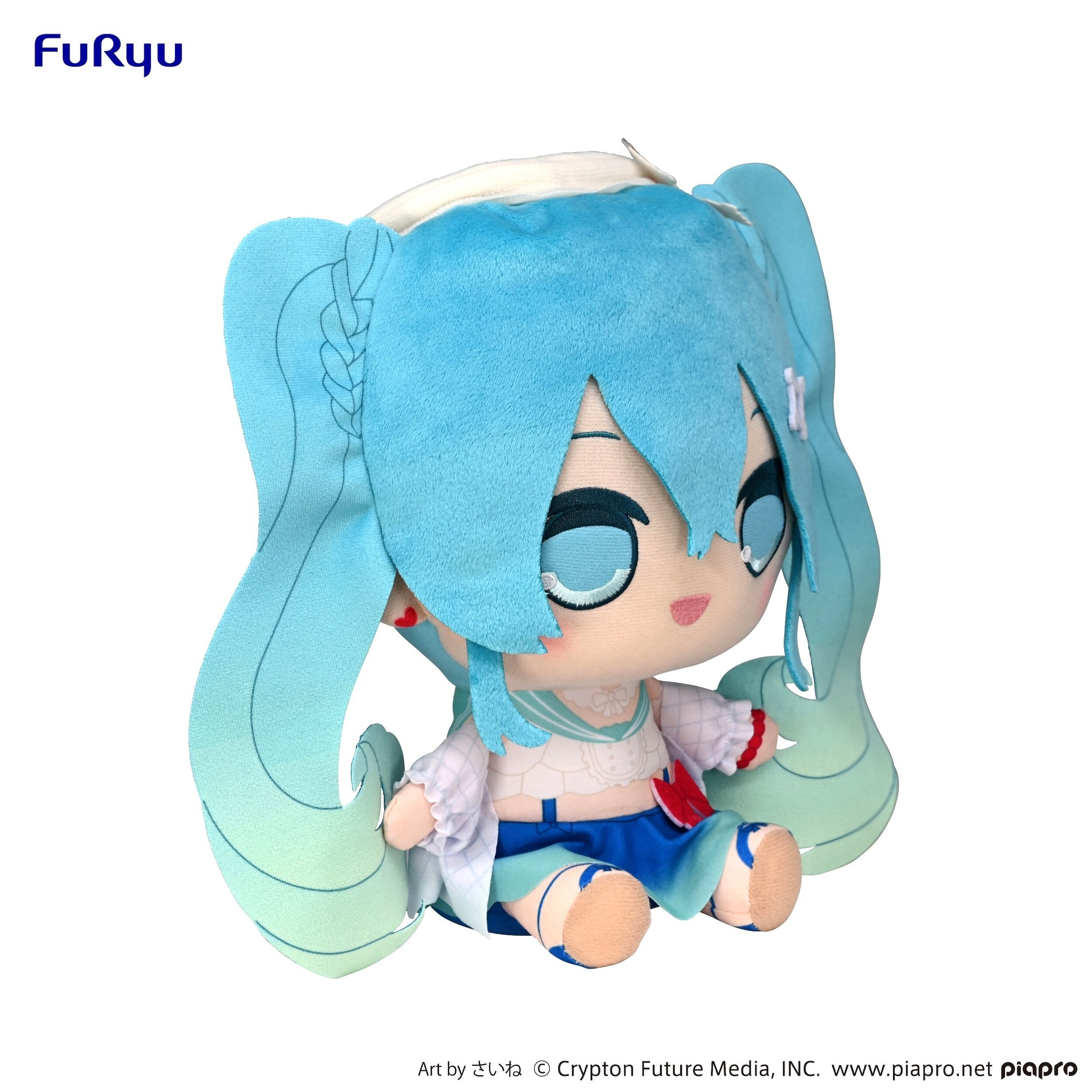 Hatsune Miku: Melon Soda Float Ver. Kyurumaru Big Plush Toy: Furyu ...