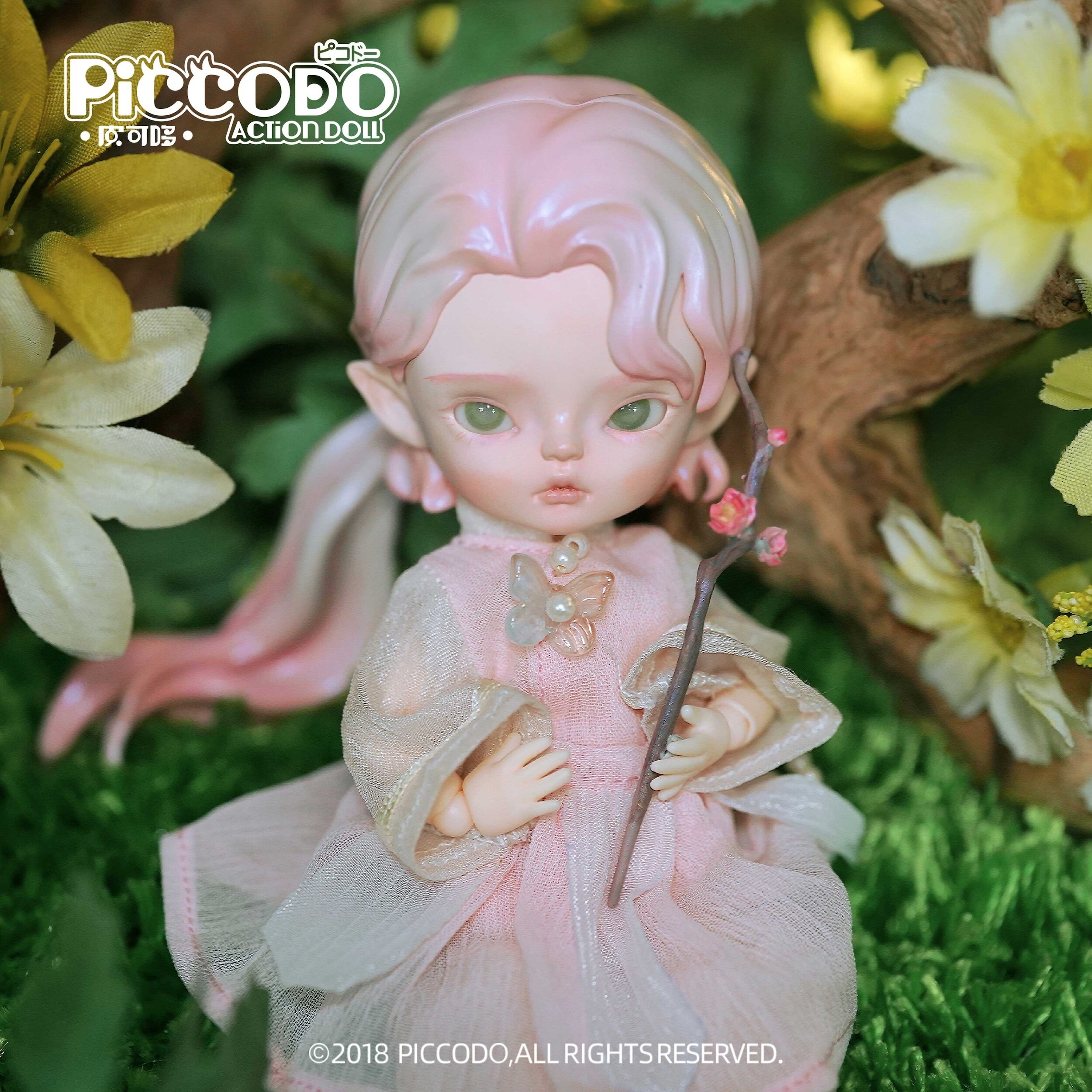 Piccodo x Xiao Bai Ma Taohua Deformed Action Doll - Tokyo Otaku Mode (TOM)