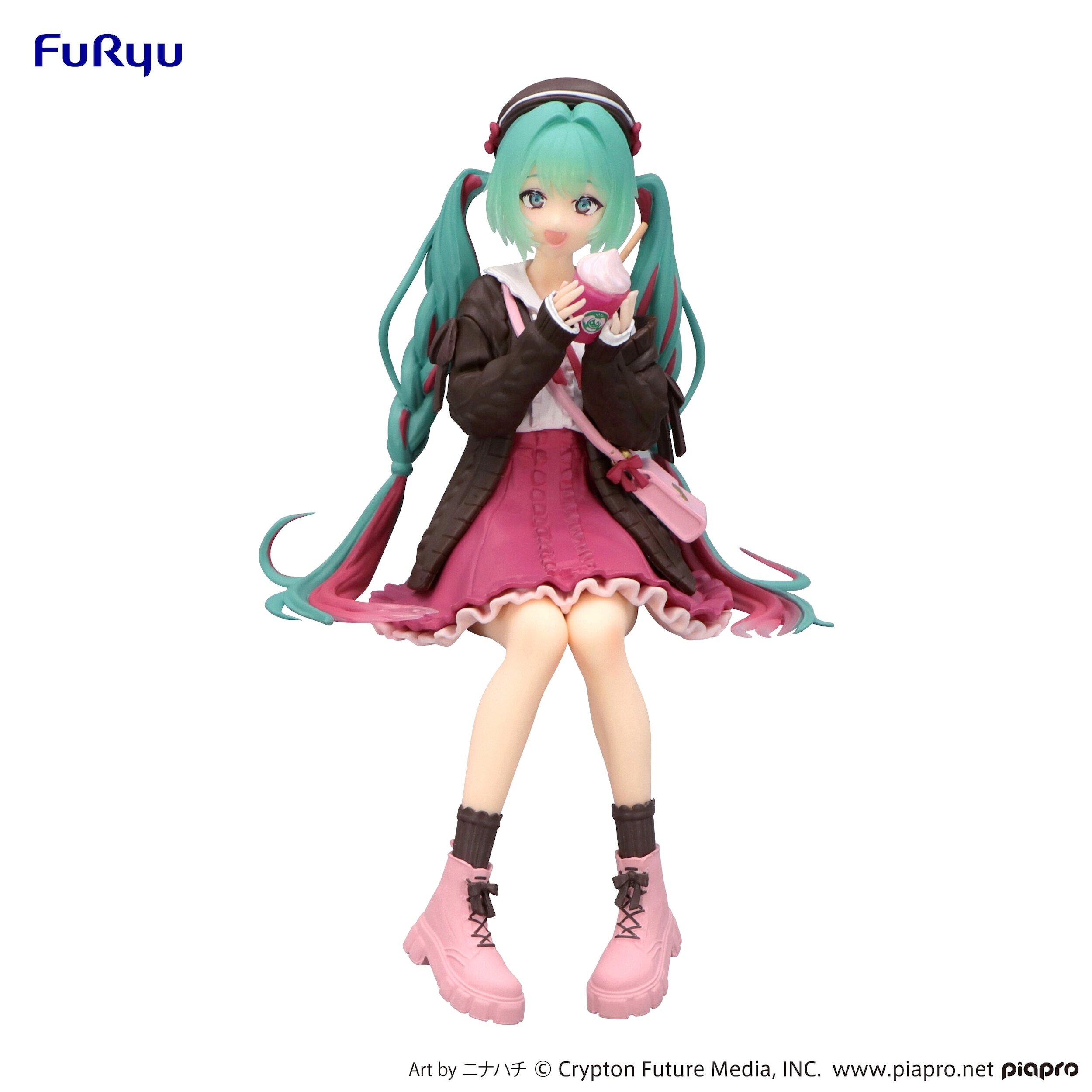 Hatsune Miku: Autumn Date Pink Color Ver. Noodle Stopper Figure: Furyu ...