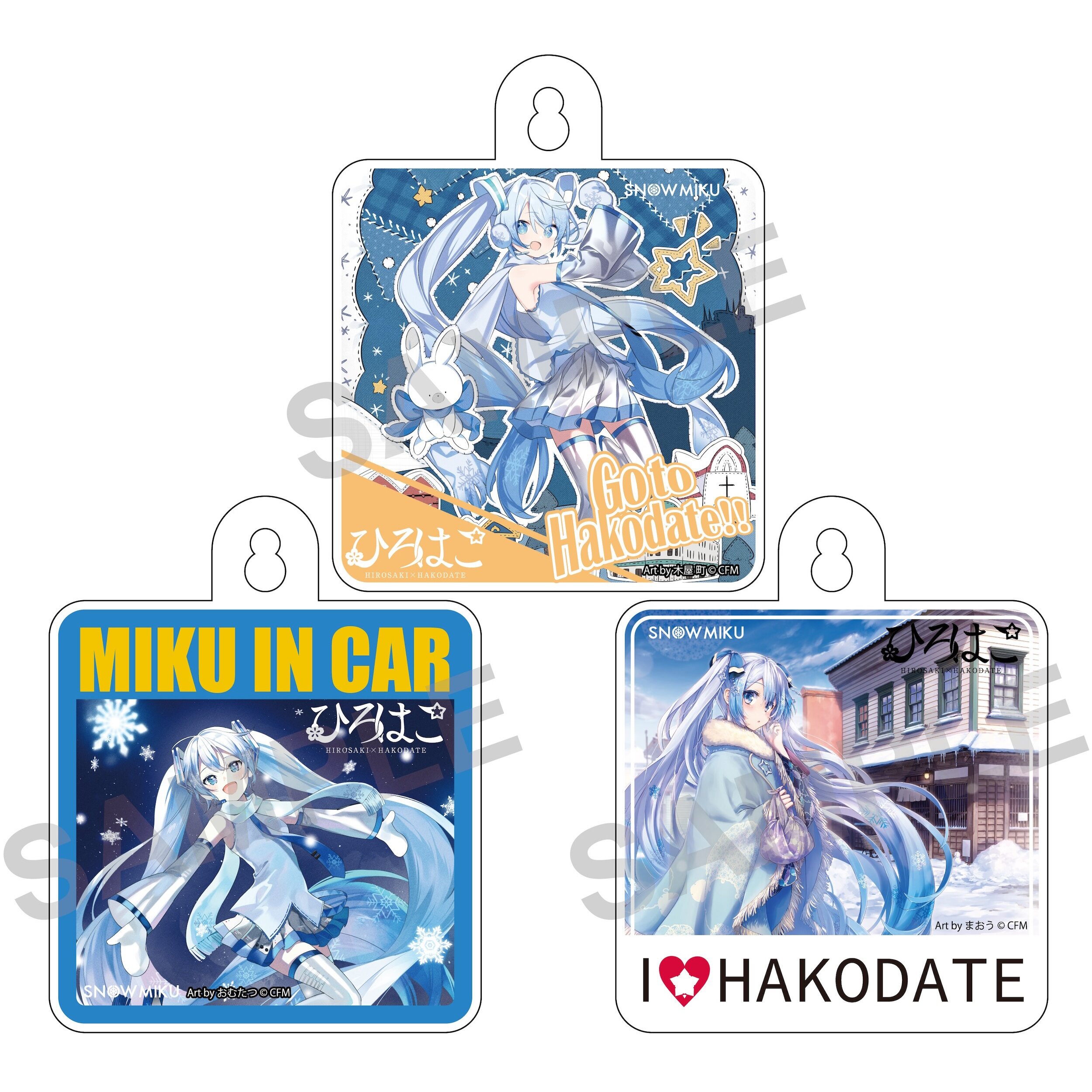 Snow Miku x Hirohako Car Sticker Hakodate: KADOKAWA - Tokyo Otaku Mode ...