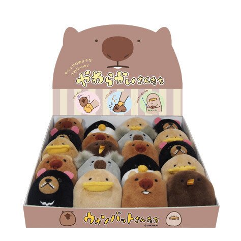 Wombat-san Plushie Set w/ Display Box - Tokyo Otaku Mode (TOM)