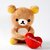 Rilakkuma Heart Desk Plush: San-X - Tokyo Otaku Mode (TOM)