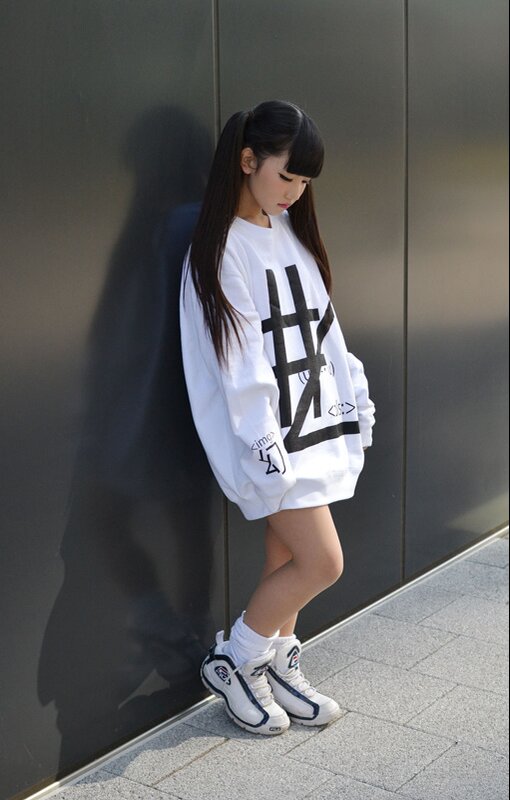 Zigg Symbol Printed Boyfriend Sweatshirt (Maboroshi) - Tokyo Otaku Mode ...