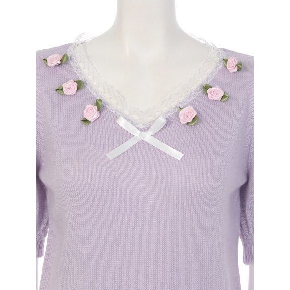Swankiss Flower Knit Top - Tokyo Otaku Mode (TOM)