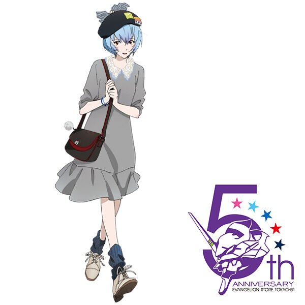 RADIO EVA DUO 011 Rei Ayanami Shoulder Bag w/ Fur Charm - Tokyo Otaku ...