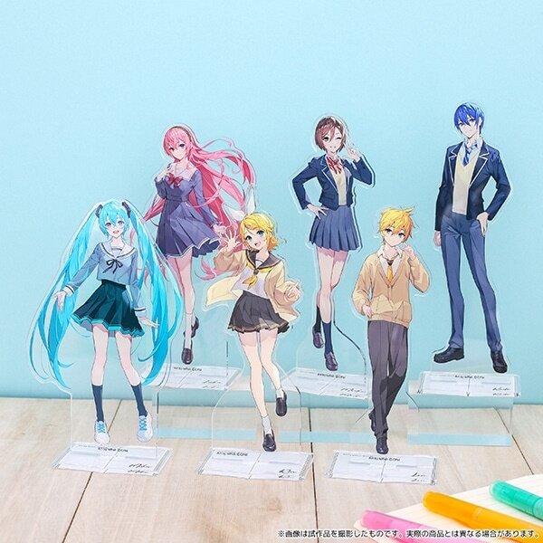 Hatsune Miku Series teffish School Uniform Acrylic Stand - Tokyo Otaku ...