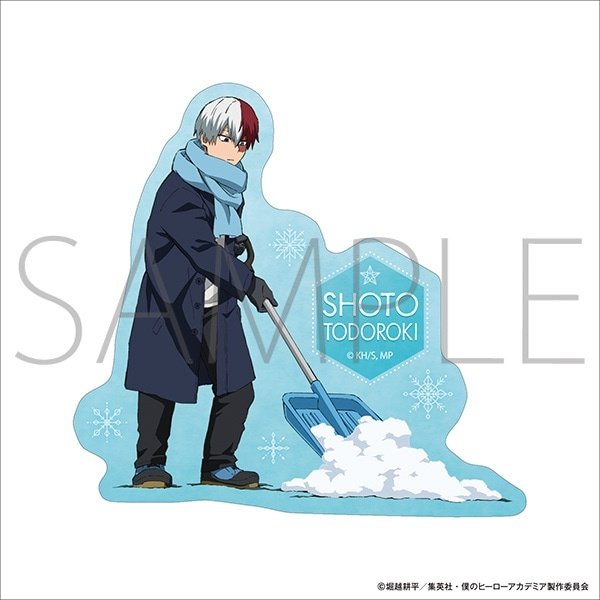 My Hero Academia Shoveling Snow Die-cut Sticker 100% OFF - Tokyo Otaku ...