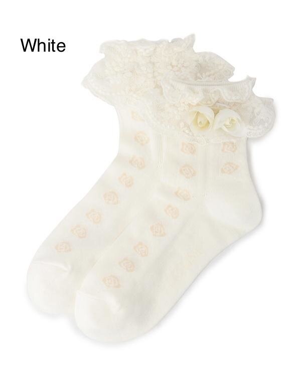 LIZ LISA Rose Corsage Socks - Tokyo Otaku Mode (TOM)