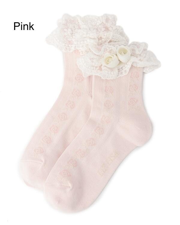 LIZ LISA Rose Corsage Socks - Tokyo Otaku Mode (TOM)