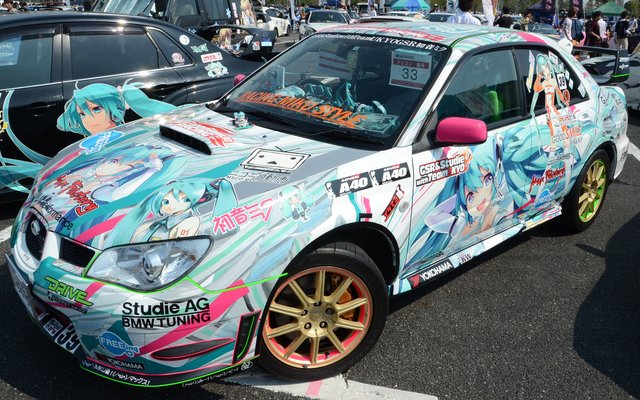 “Mai Waifu” on Cars?! More than 1,000 Cars on Display at Itasha ...
