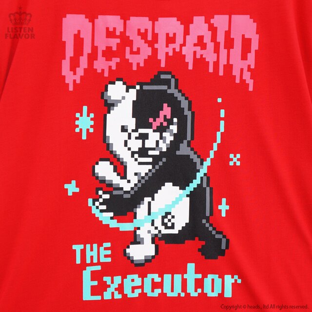 LISTEN FLAVOR Danganronpa 8-Bit Monokuma Cutsew T-Shirt - Tokyo Otaku ...