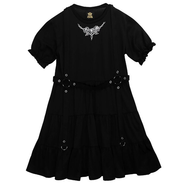 LISTEN FLAVOR Ibara no Sokubaku Tiered Dress w/ Harness - Tokyo Otaku ...