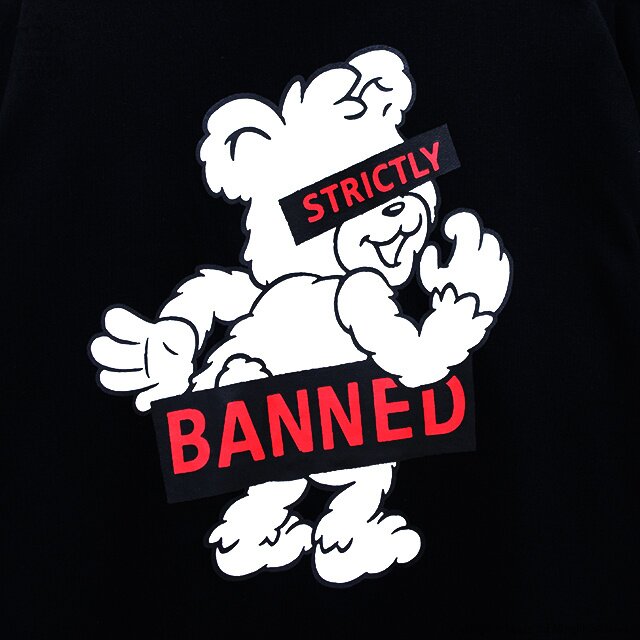 LISTEN FLAVOR Banned Bear Hoodie - Tokyo Otaku Mode (TOM)
