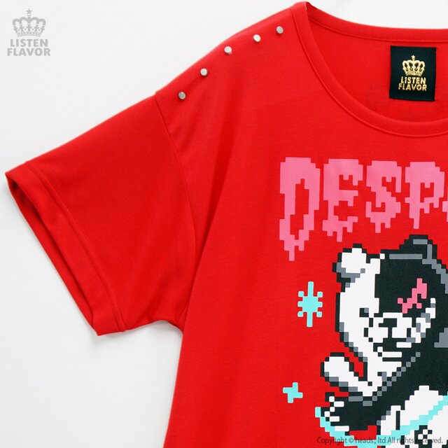 LISTEN FLAVOR Danganronpa 8-Bit Monokuma Cutsew T-Shirt - Tokyo Otaku ...