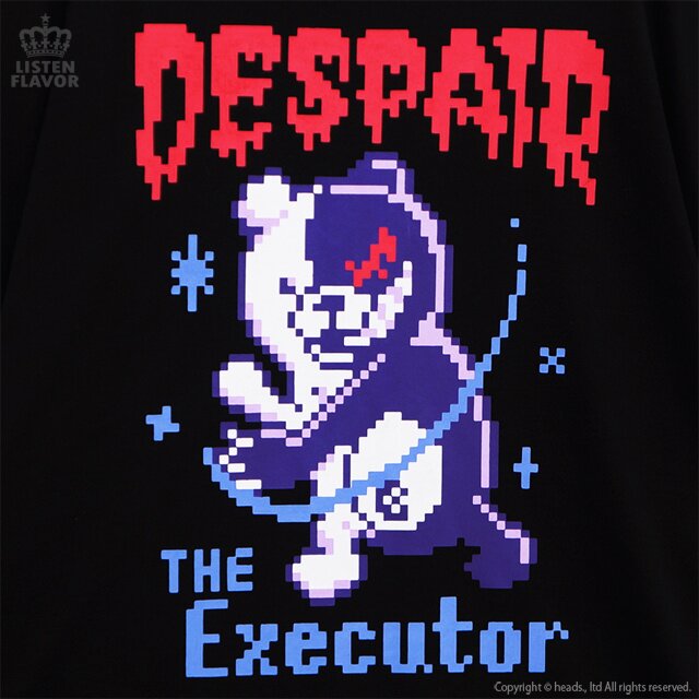 LISTEN FLAVOR Danganronpa 8-Bit Monokuma Cutsew T-Shirt - Tokyo Otaku ...