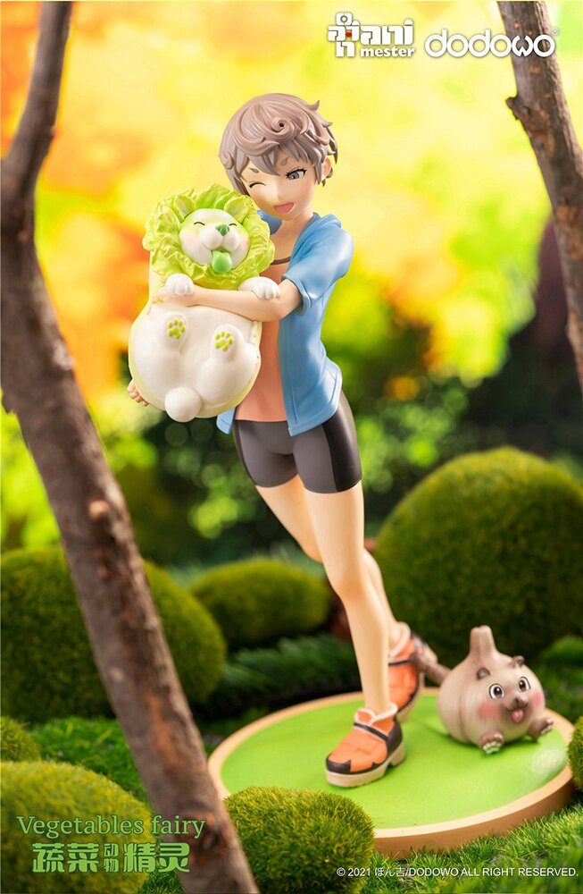 Vegetable Fairy Series Sai and Cabbage Dog 1/7 Scale Figure: AniMester ...