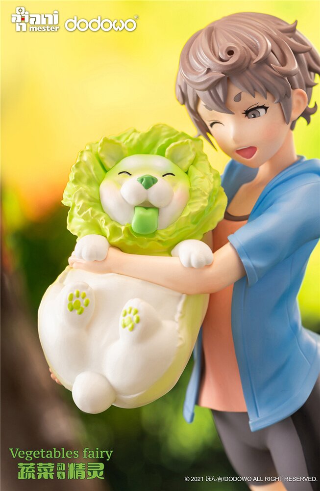 Vegetable Fairy Series Sai and Cabbage Dog 1/7 Scale Figure: AniMester ...