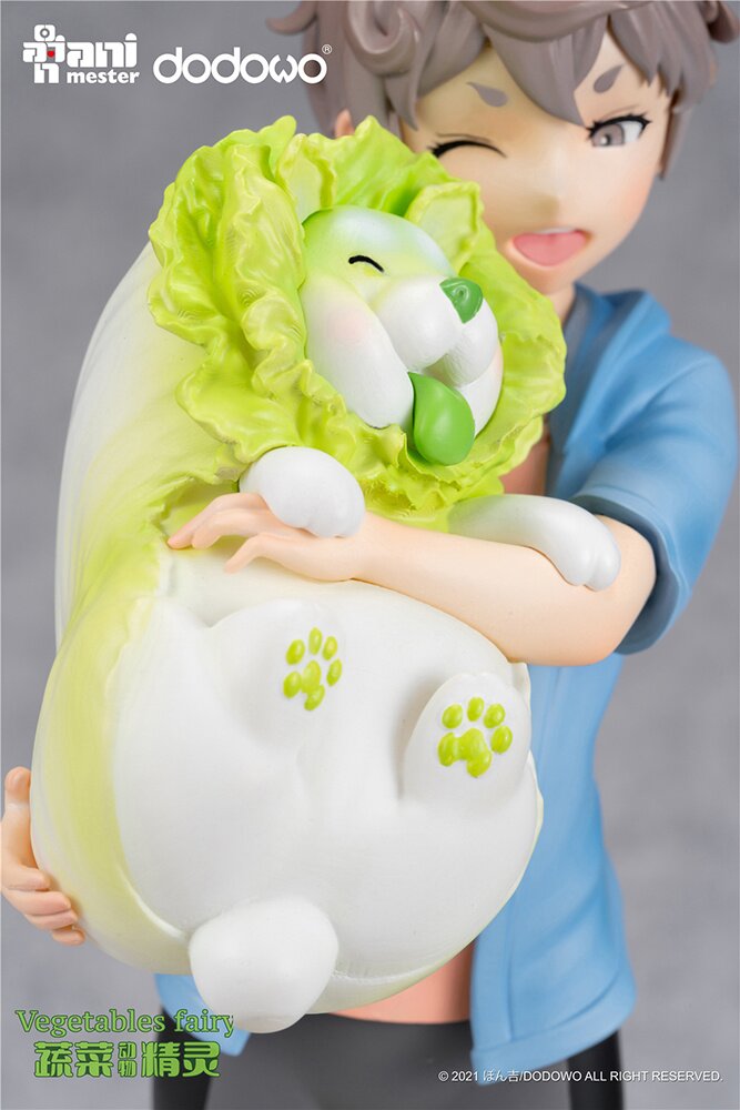 Vegetable Fairy Series Sai and Cabbage Dog 1/7 Scale Figure: AniMester ...