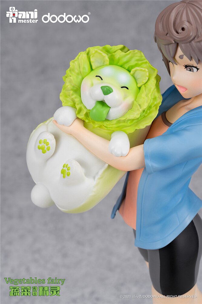 Vegetable Fairy Series Sai and Cabbage Dog 1/7 Scale Figure: AniMester ...