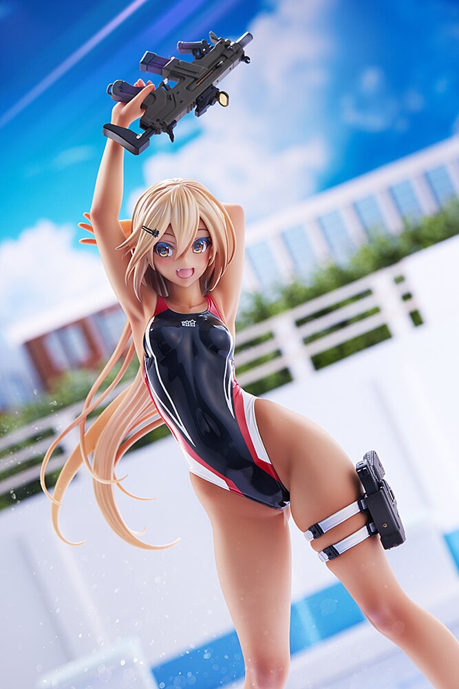 Arms Note Kouhai-chan of the Swim Team: Red Line Swimsuit Ver. 1/7 Scale Figure - Tokyo Otaku ...