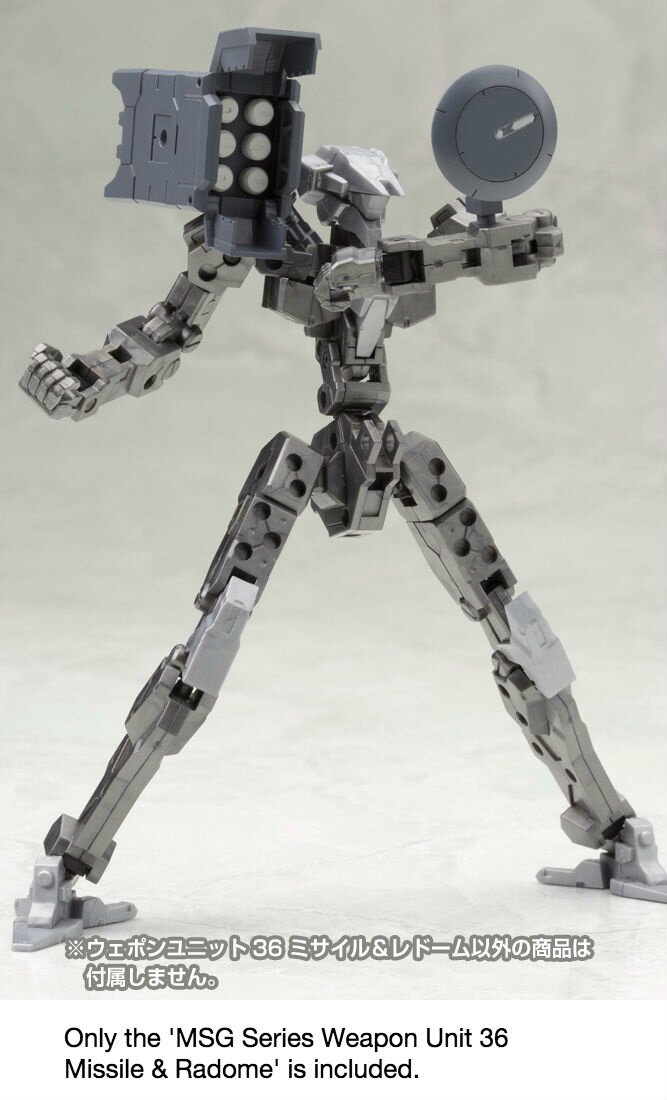MSG Series Weapon Unit 36: Missiles & Radome - Tokyo Otaku Mode (TOM)