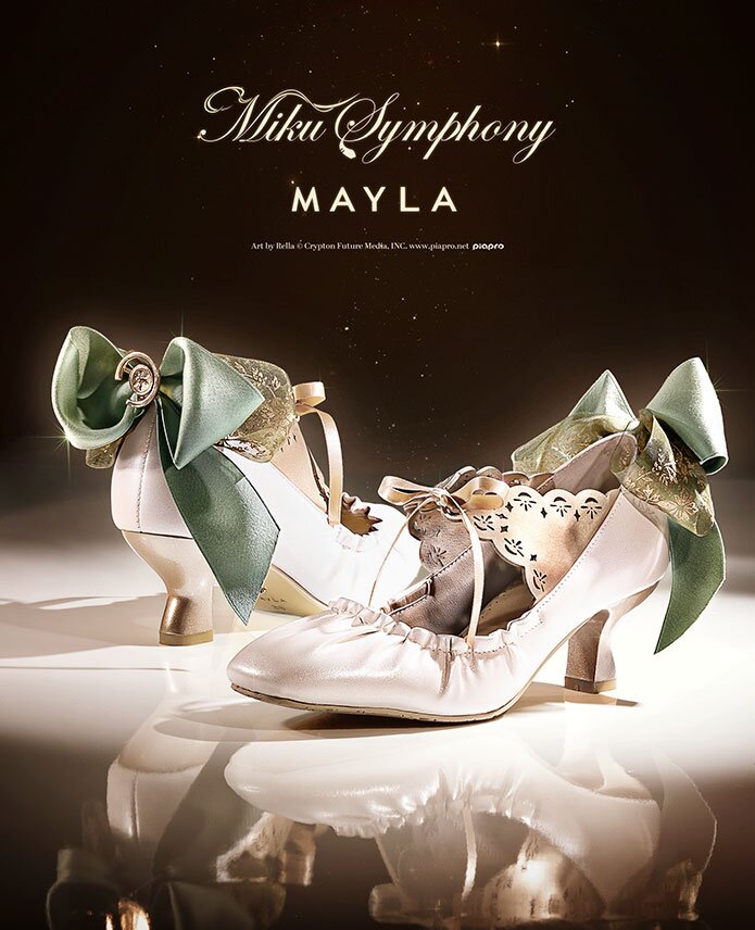 MAYLA Hatsune Miku Symphony Iconique Shoes Objet Pumps [Miku Symphony ...