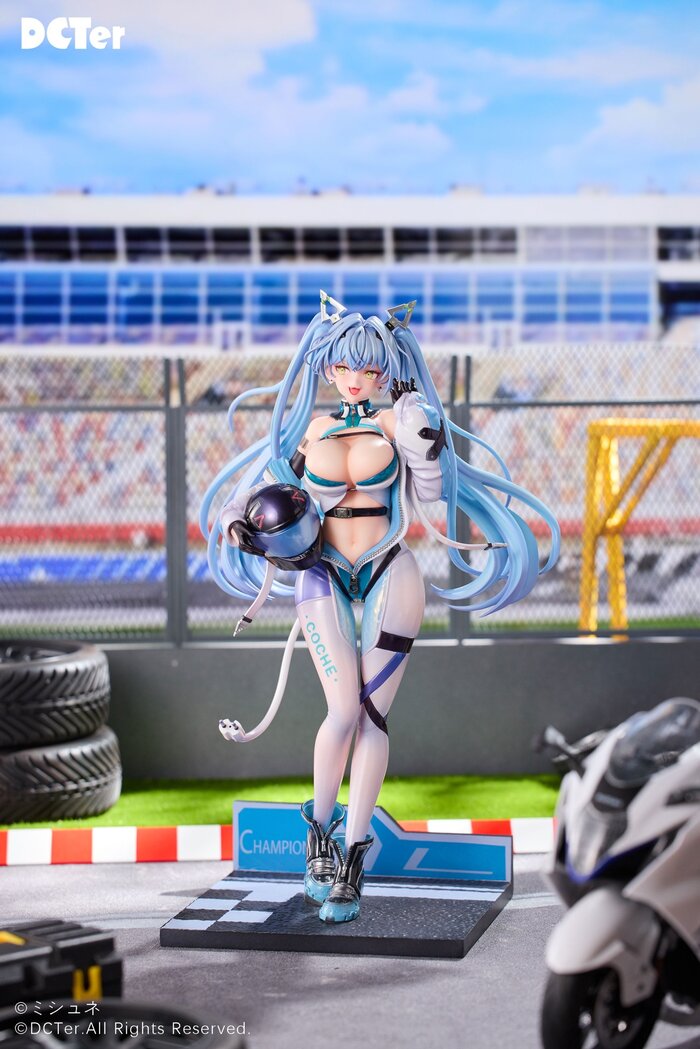 Misyune Illustration Motorcycle Girl Aila 1/7 Scale Figure: Shenzhen Mabell Animation ...