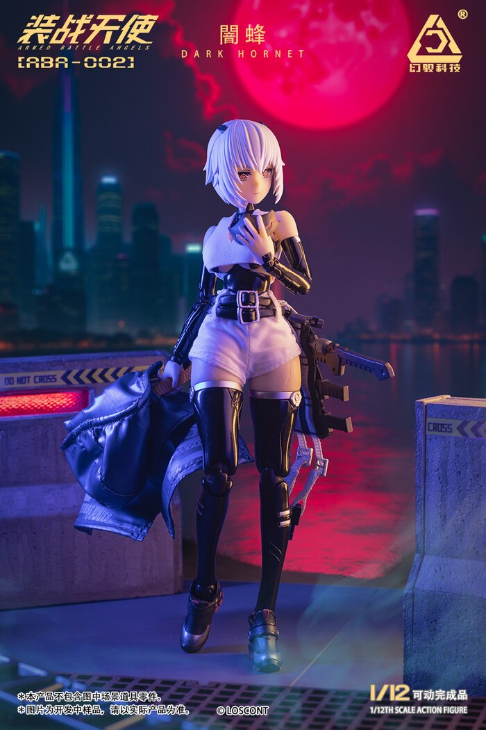 Armed Battle Angels Series ABA-002 Dark Hornet 1/12 Scale Action Figure ...