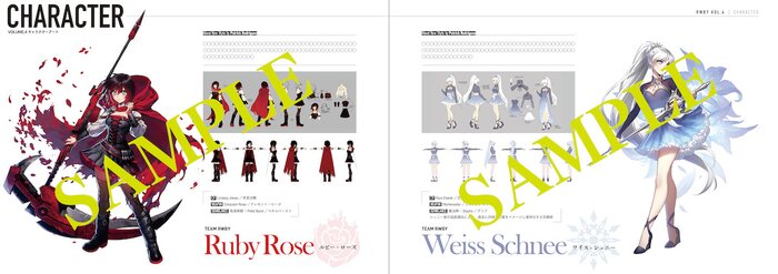 RWBY Archives Remnant Promenade Vol. 1-8: Bandai Namco Filmworks ...