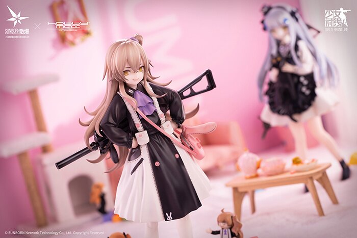 Girls' Frontline UMP45 Lop-Eared Rabbit Agent Ver. 1/7 Scale PVC Figure ...
