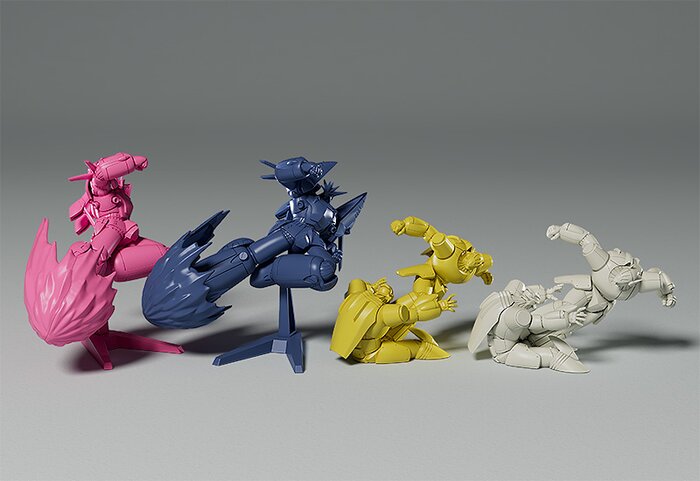 PLAMAX MF-65: Minimum Factory Gunbuster Super Inazuma Kick/RX-7 Inazuma ...