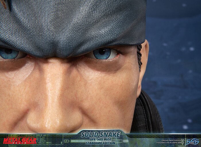 Metal Gear Solid Solid Snake Life-Size Bust: Standard Edition Statue ...