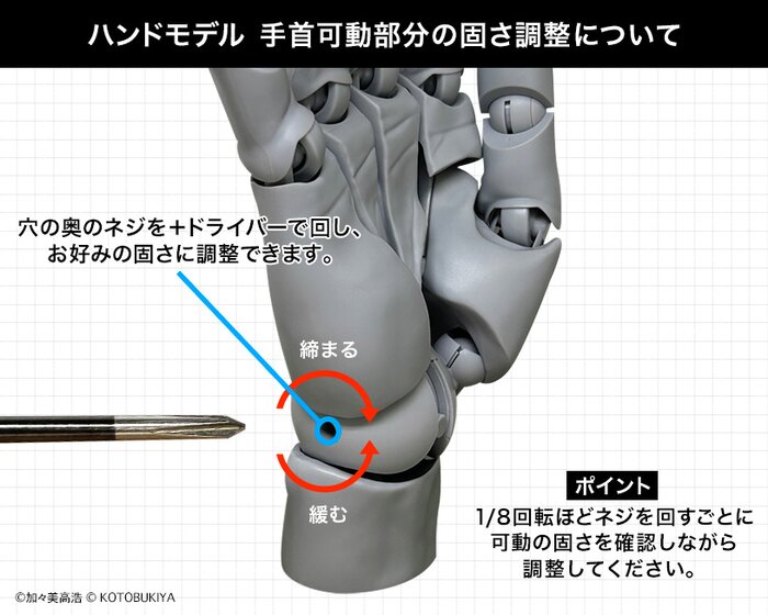 Artist Support Item Hand Model/L -Gray-: KOTOBUKIYA - Tokyo Otaku Mode ...
