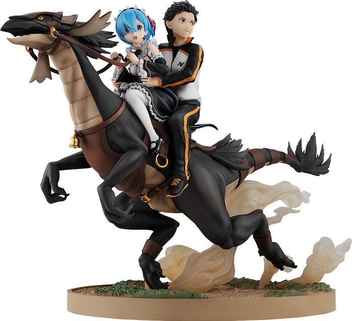 [Re:Zero] Rem & Subaru: Attack on the White Whale Ver. Figure: KADOKAWA ...