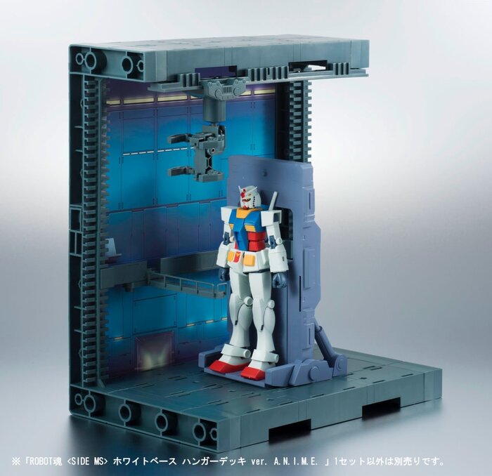 Robot Spirits Gundam White Base Hangar Deck Ver. A.N.I.M.E.: Bandai ...