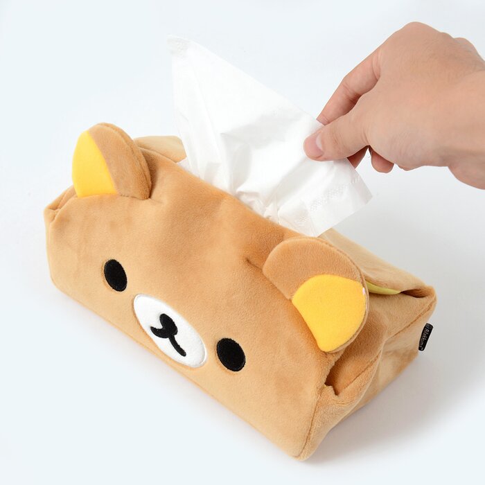 Rilakkuma Fuwaraku Plush Tissue Box Cover: San-X - Tokyo Otaku Mode (TOM)