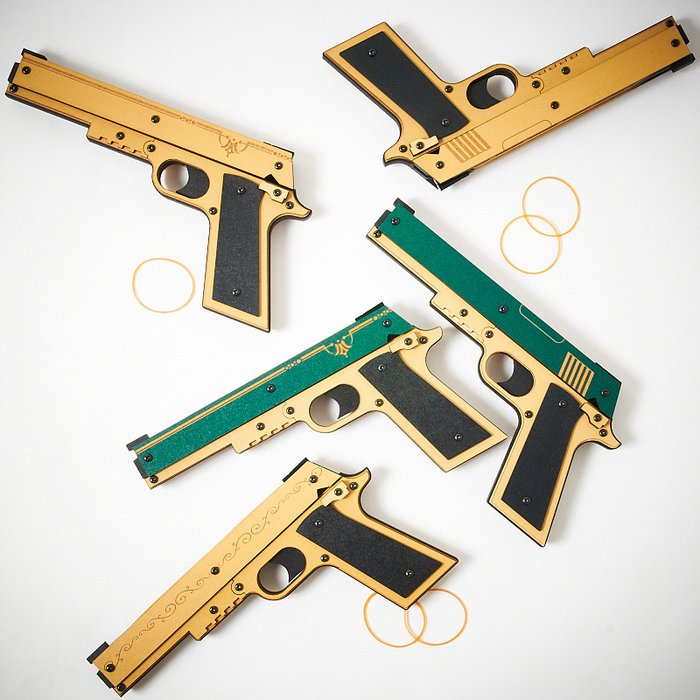 Blowback-Style Rubber Band Gun (R-1) - Tokyo Otaku Mode (TOM)