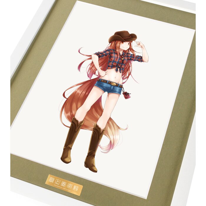 Spice and Wolf Jyuu Ayakura Illustration Holo Western Girl Ver. Chara Fine Graph - Tokyo Otaku ...
