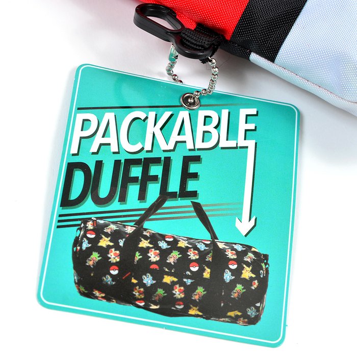 Pokémon Packable Duffle Bag: Bioworld - Tokyo Otaku Mode (TOM)