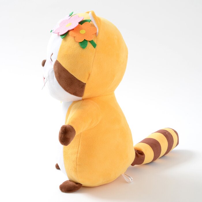 Rascal the Raccoon Flower Garland Plush (Big) - Tokyo Otaku Mode (TOM)