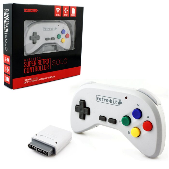 Retro-Bit SNES Wireless Super Retro Controller Solo Pack - Tokyo Otaku ...
