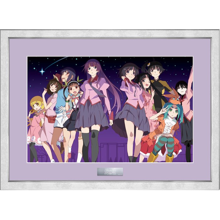 Monogatari Series Final Season Bonus Illustration Character Fine Graph ...