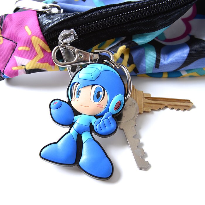 Powered-up Mega Man PVC Keychain - Tokyo Otaku Mode (TOM)