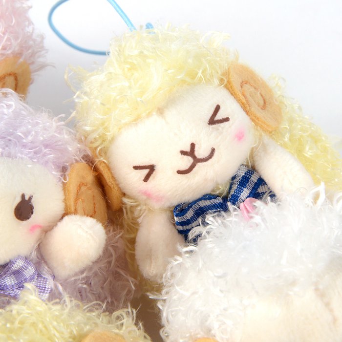 Wooly Lovely Face Sheep Plush Collection (Mini Strap) - Tokyo Otaku ...