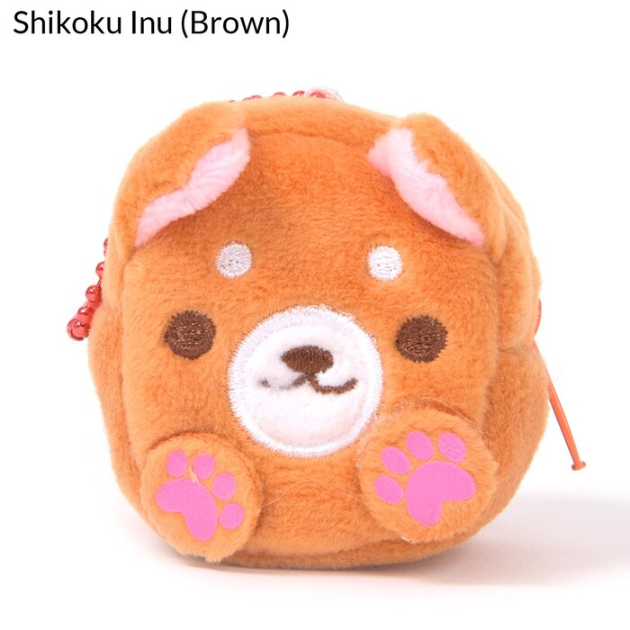 Square Japanese Dogs Plush Coin Pouches - Tokyo Otaku Mode (TOM)