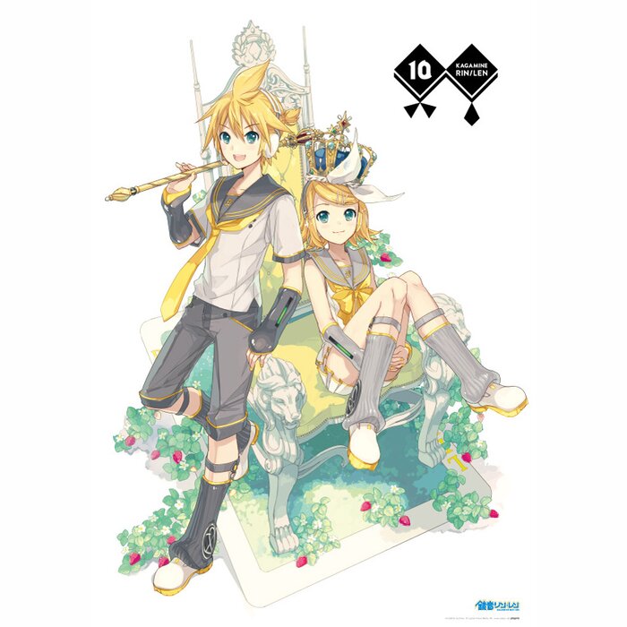 Kagamine Rin/Len 10th Anniversary B2 Tapestry: iXima - Tokyo Otaku Mode ...