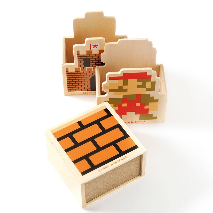 Super Mario Wooden Containers - Tokyo Otaku Mode (TOM)