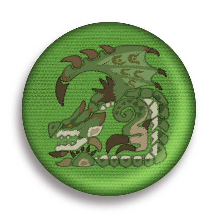 Monster Hunter: World Embroidered Pin Badge Collection Box Set - Tokyo ...