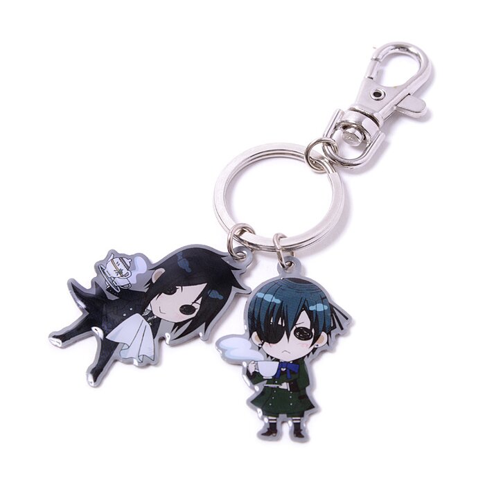 BLACK BUTLER SEBASTIAN & CIEL SD METAL KEYCHAIN - Tokyo Otaku Mode (TOM)