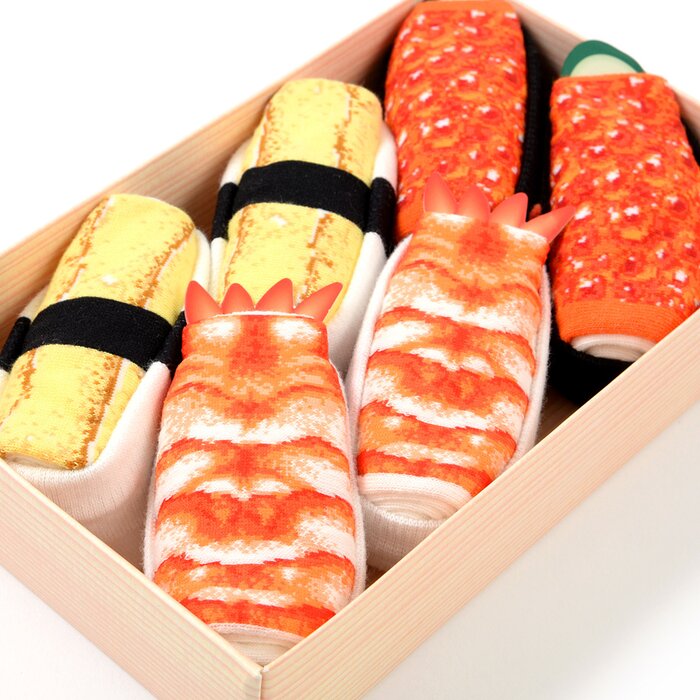Sushi Socks Gift Box Sets: SUKENO - Tokyo Otaku Mode (TOM)
